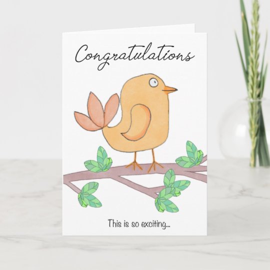 Congratulations Bird Card | Zazzle.com
