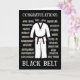 Congratulations Black Belt Taekwondo Karate Judo Card | Zazzle