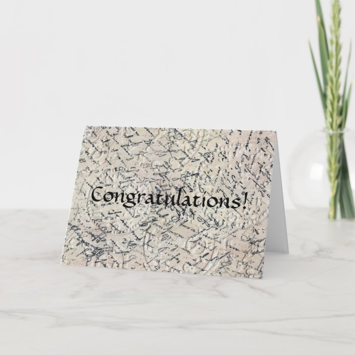 Congratulations Card | Zazzle.com