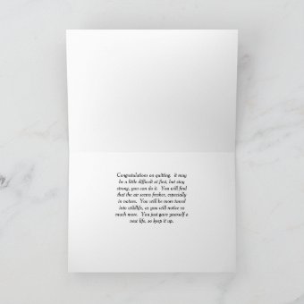 Congratulations Card for Quitting Smoking Male | Zazzle