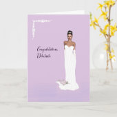 Congratulations Card for White Debutante | Zazzle
