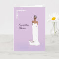 Congratulations Card for White Debutante | Zazzle