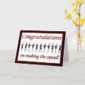 Congratulations Cheerleader squad cheer team Card | Zazzle