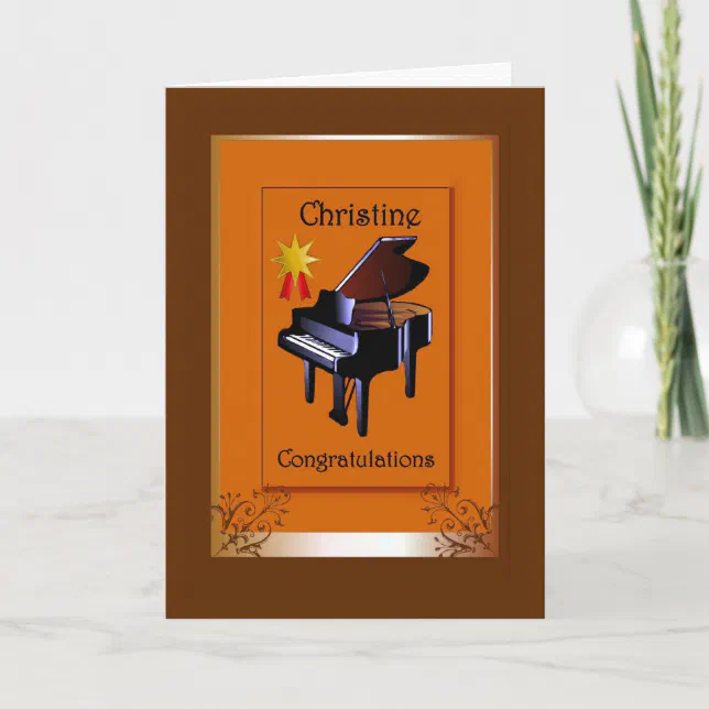 Congratulations Christine Card | Zazzle
