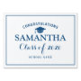 Congratulations Class of 2020 Graduation Blue Sign | Zazzle