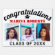 Congratulations Class of 2020 graduation red Sign | Zazzle