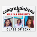 Congratulations Class of 2020 graduation red Sign | Zazzle