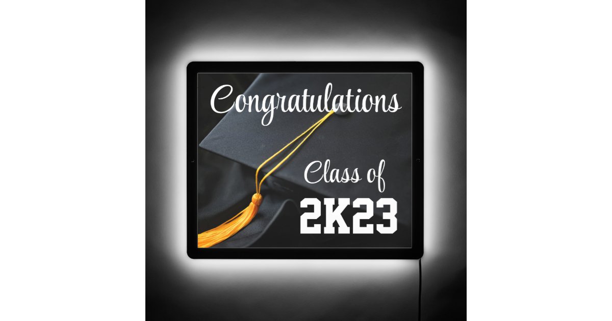 Congratulations Class of LED Sign | Zazzle