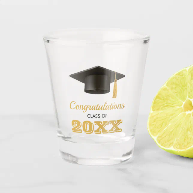 Congratulations College Graduation Shot Glass | Zazzle