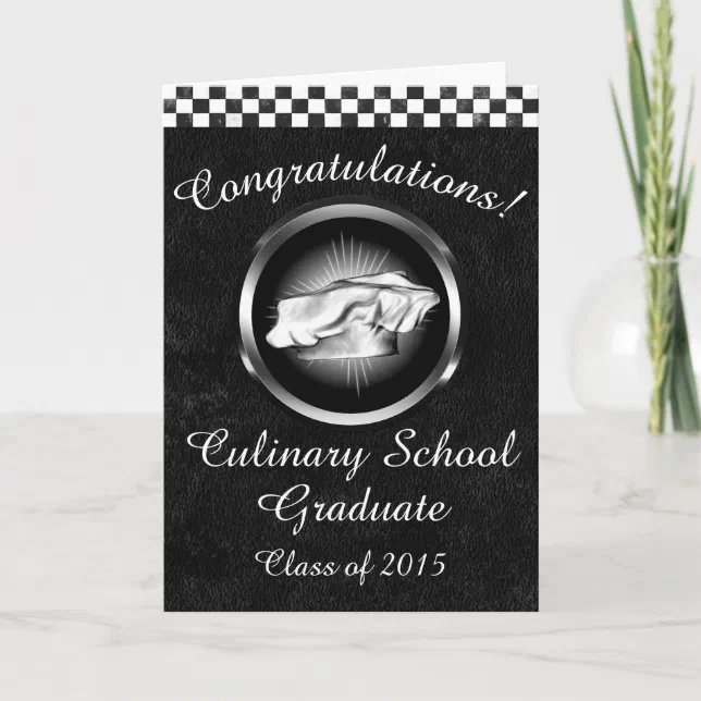 Congratulations Culinary School Graduate Card | Zazzle