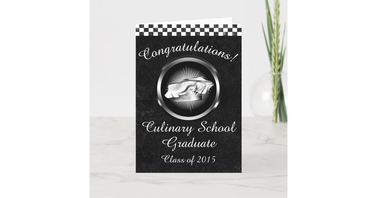 Congratulations Culinary School Graduate Card | Zazzle