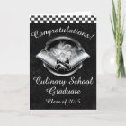 Culinary School Graduation Personalized Card | Zazzle.com