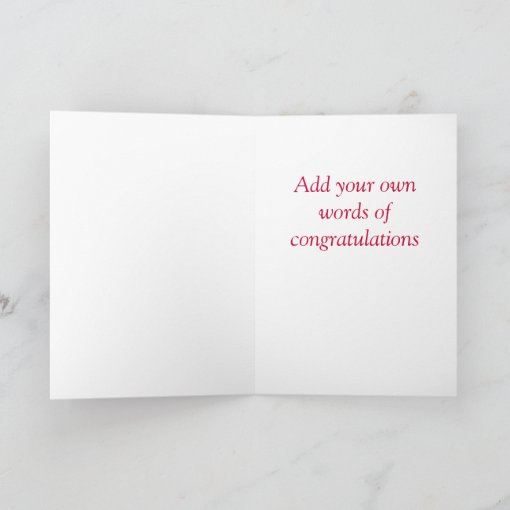 Congratulations-customize Card | Zazzle