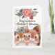 Congratulations Cute Squirrel Couple Card | Zazzle