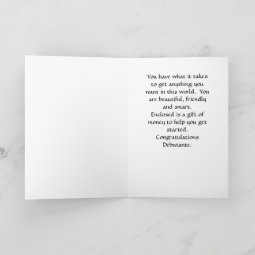 Congratulations Debutante Card | Zazzle