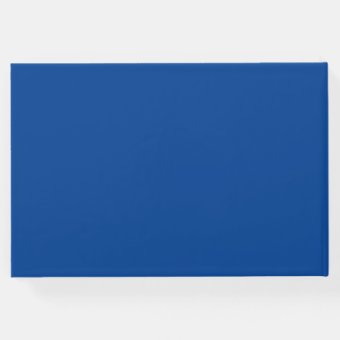 Congratulations Deep Blue and White Graduation Guest Book | Zazzle