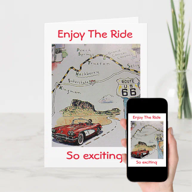 CONGRATULATIONS=ENJOY THE RIDE CARD | Zazzle