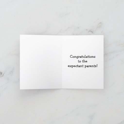 Congratulations Expecting Parents Greeting Card | Zazzle