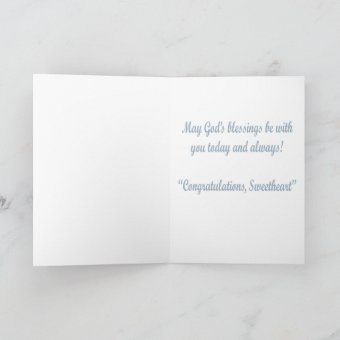 Congratulations First Communion Greeting Card | Zazzle