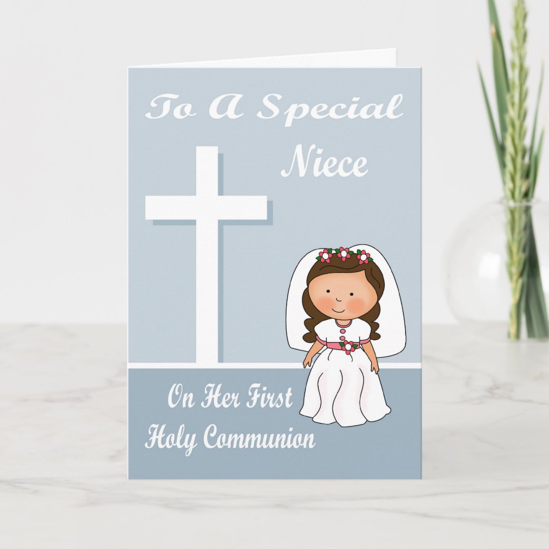 Congratulations First Communion Greeting Card | Zazzle