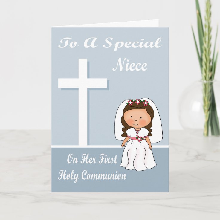 Congratulations First Communion Greeting Card | Zazzle
