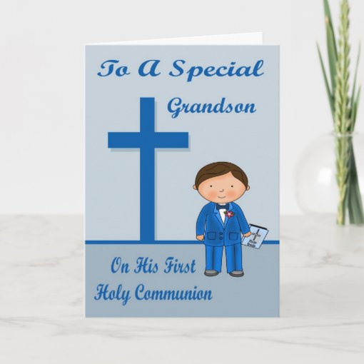 Congratulations First Communion Greeting Card | Zazzle