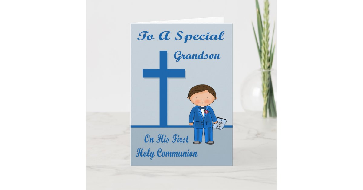 Congratulations First Communion Greeting Card | Zazzle
