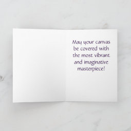 Congratulations for Artist, Art Student, Teacher Card | Zazzle