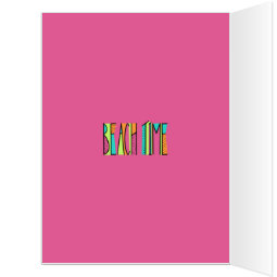 Congratulations for going on Beach Time Card | Zazzle