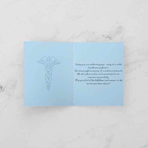 Congratulations for White Coat Ceremony Card | Zazzle