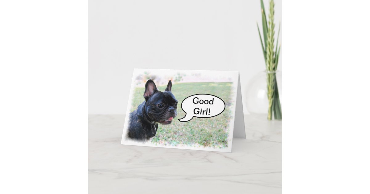 Congratulations French Bulldog Card | Zazzle