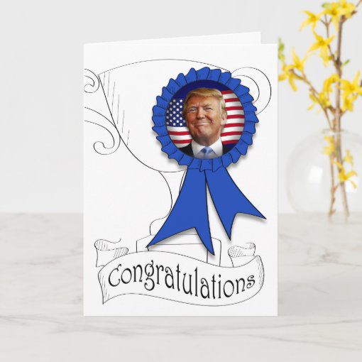 Congratulations from Trump Card | Zazzle
