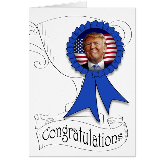 Congratulations from Trump Card | Zazzle.com