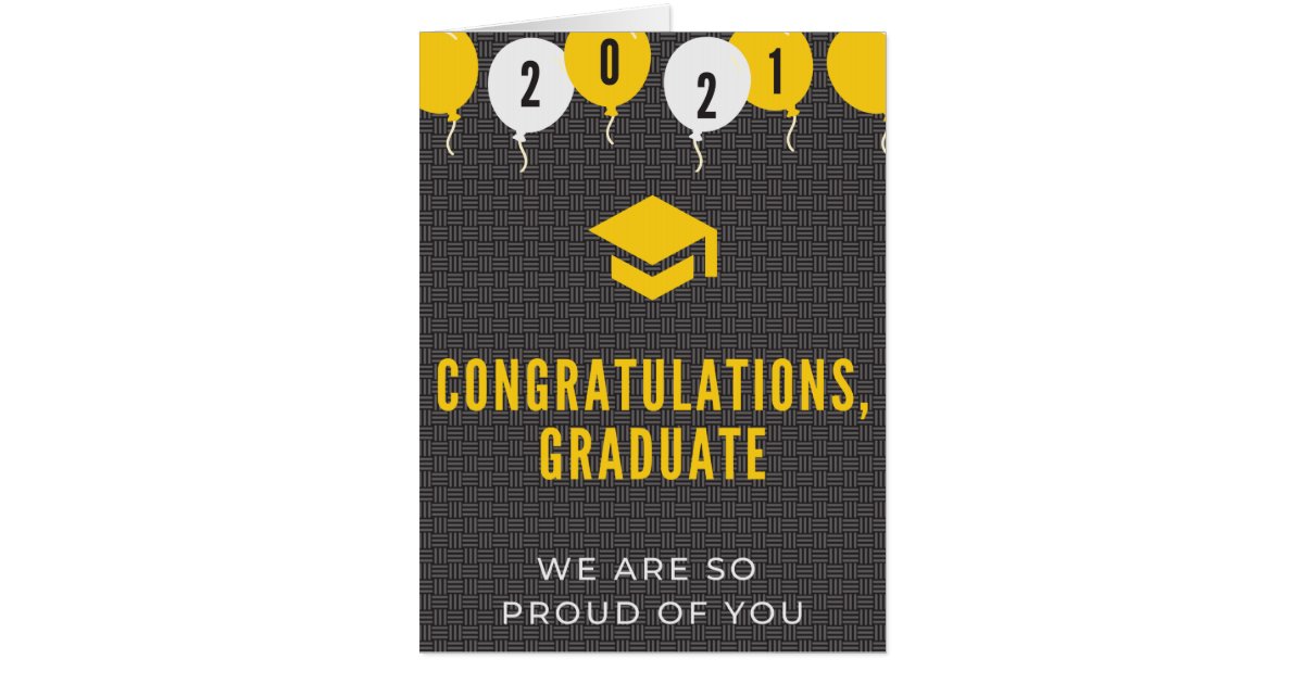Congratulations Giant Graduation Card | Zazzle