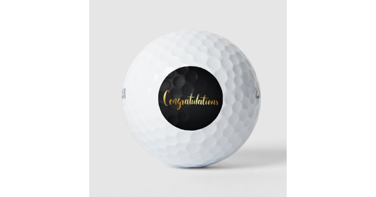 ***CONGRATULATIONS*** GOLF BALLS | Zazzle
