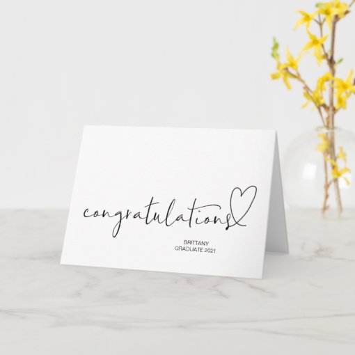 Congratulations Grad High School College Graduate Card | Zazzle