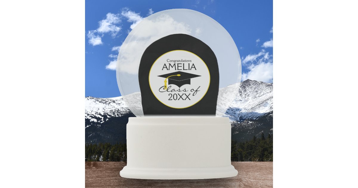 Congratulations Graduate Class Of Snow Globe | Zazzle