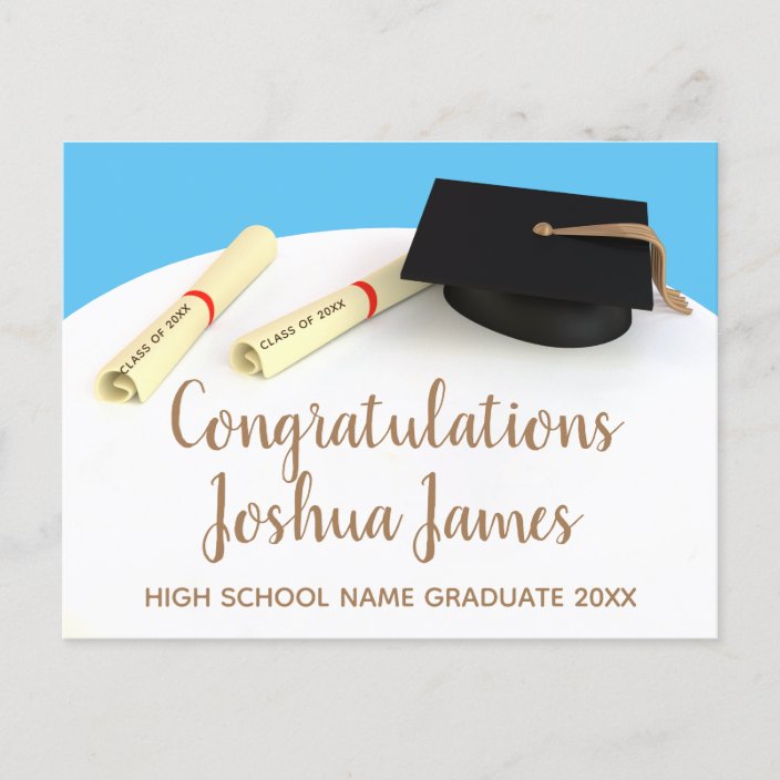 Congratulations Graduate Graduation Postcard | Zazzle.com