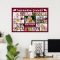Congratulations Graduate Maroon 31 Photo Collage Poster | Zazzle