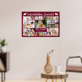 Congratulations Graduate Maroon 31 Photo Collage Poster | Zazzle