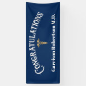 Congratulations Graduate MD Doctor Banner | Zazzle