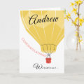 Congratulations Graduate or Award Hot Air Balloon Card | Zazzle
