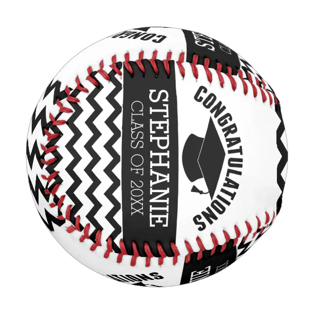 Congratulations Graduate - Personalized Graduation Baseball | Zazzle