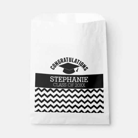 Congratulations Graduate - Personalized Graduation Favor Bag | Zazzle.com