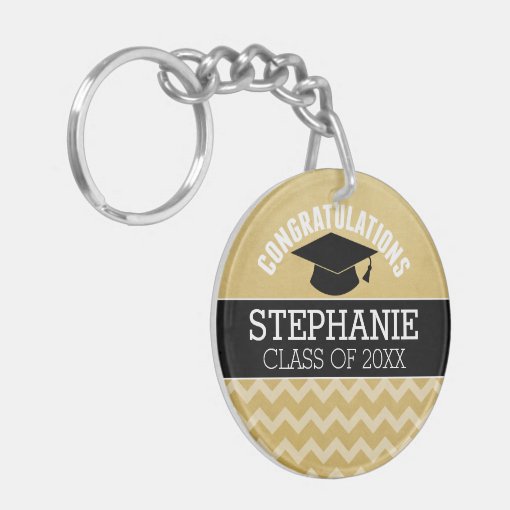 Congratulations Graduate - Personalized Graduation Keychain | Zazzle