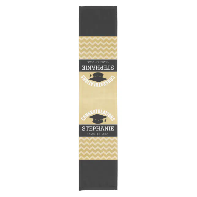 Congratulations Graduate - Personalized Graduation Short Table Runner ...