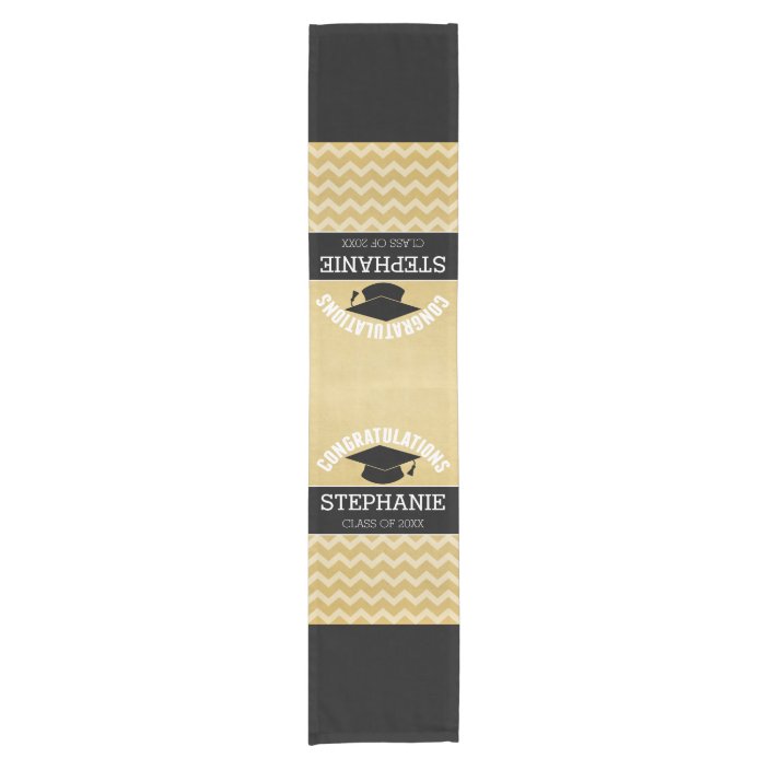 Congratulations Graduate - Personalized Graduation Short Table Runner ...