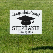 Congratulations Graduate - Personalized Graduation Sign | Zazzle