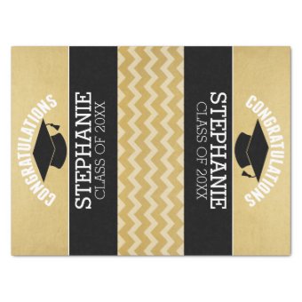 Congratulations Graduate - Personalized Graduation Tissue Paper | Zazzle