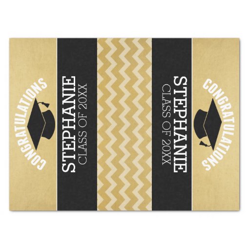Congratulations Graduate - Personalized Graduation Tissue Paper | Zazzle